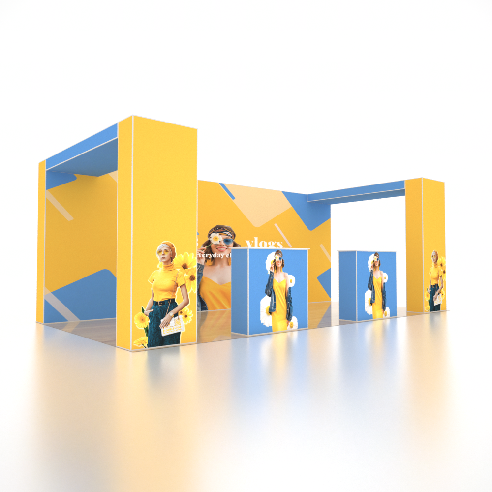SEG Pro Popup Booth – Model 5 | Professional SEG Display Booth ...