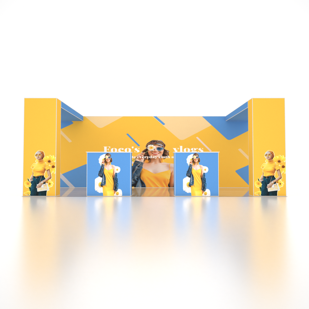 SEG Pro Popup Booth – Model 5 | Professional SEG Display Booth ...