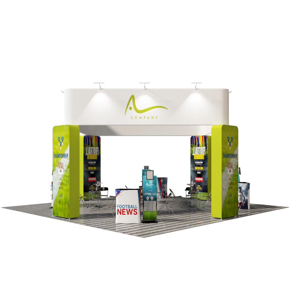 Modular Booth Kits 6m x 6m - Model 11 – Backdropsource India
