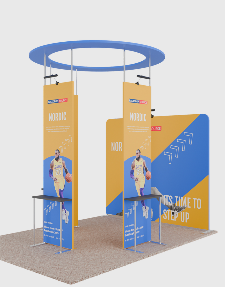 Modular Booth Kits 6m x 6m - Model 10 – Backdropsource India