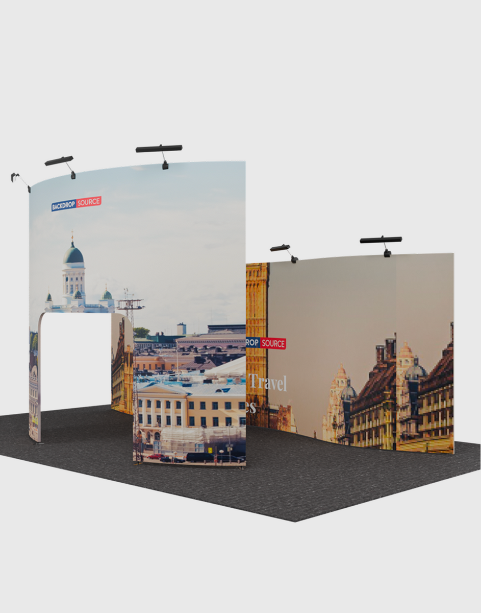Portable Exhibit Display 6m x 3m – Model 21 | Custom Modular Display ...