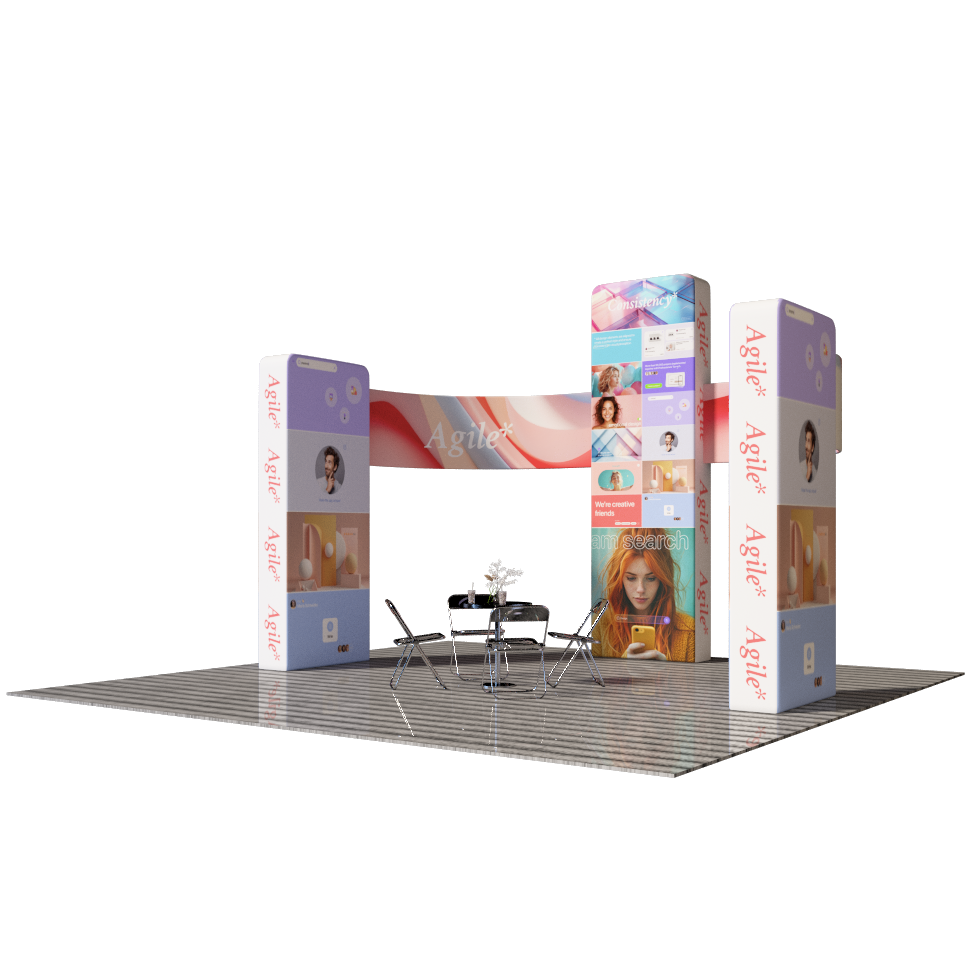 Modular Booth Kits 6m x 6m - Model 15 – Backdropsource India