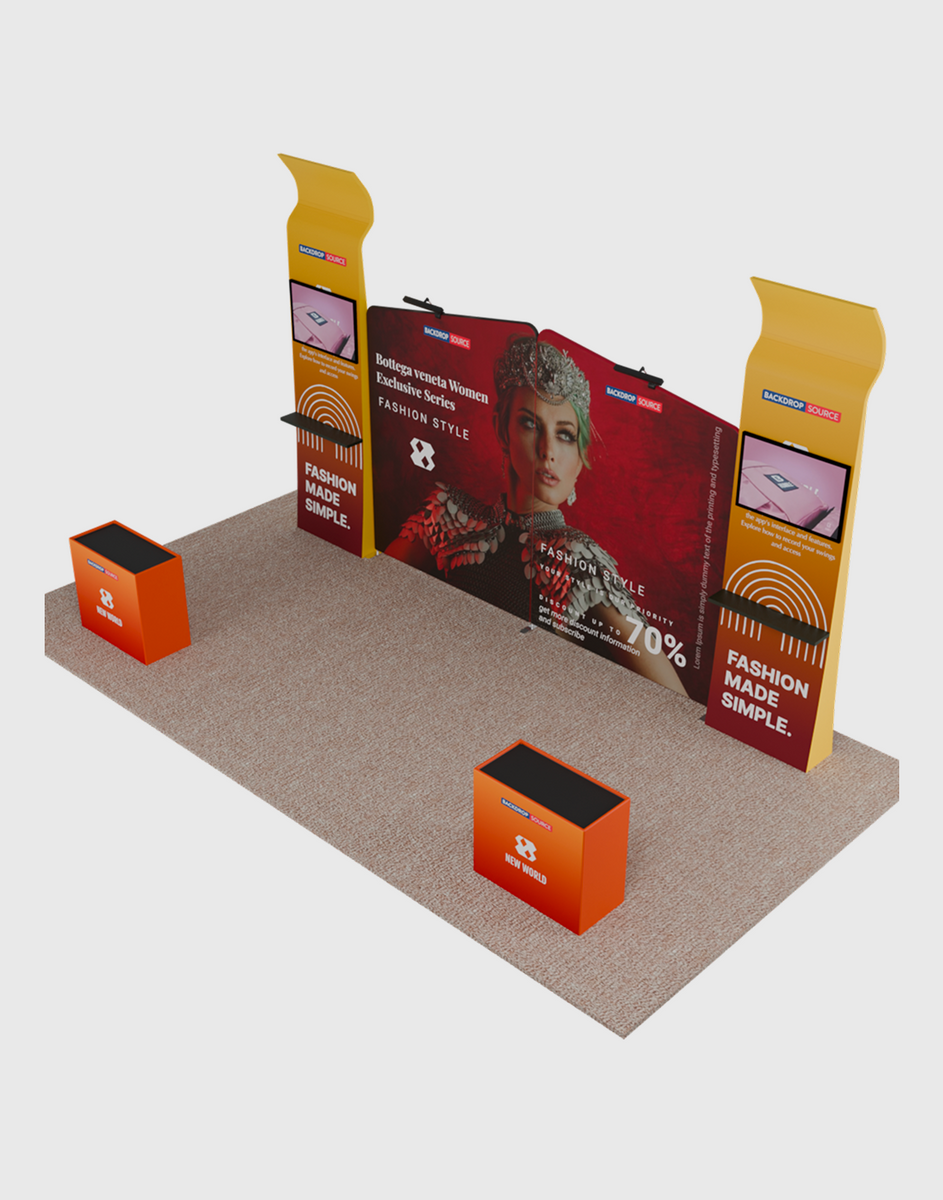 Portable Exhibit Display 6m x 3m – Model 22 | Premium Modular Trade ...