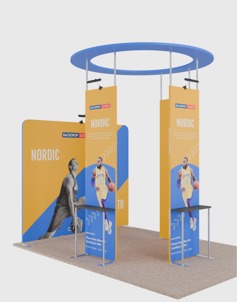 Modular Booth Kits 6m x 6m - Model 10 – Backdropsource India