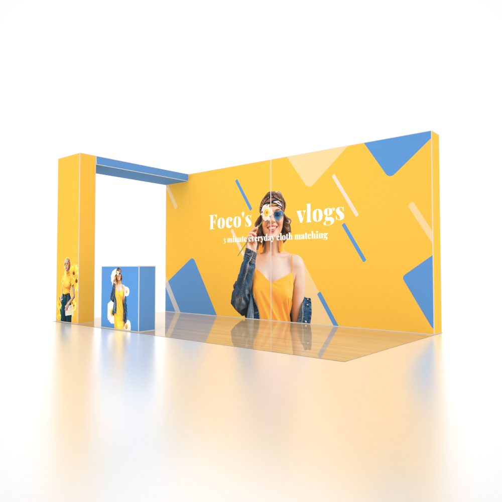 SEG Pro Popup Booth – Model 6 | Professional SEG Display Booth ...