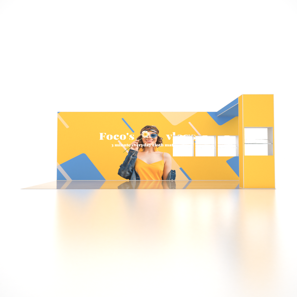 SEG Pro Popup Booth – Model 7 | Professional SEG Display Booth ...