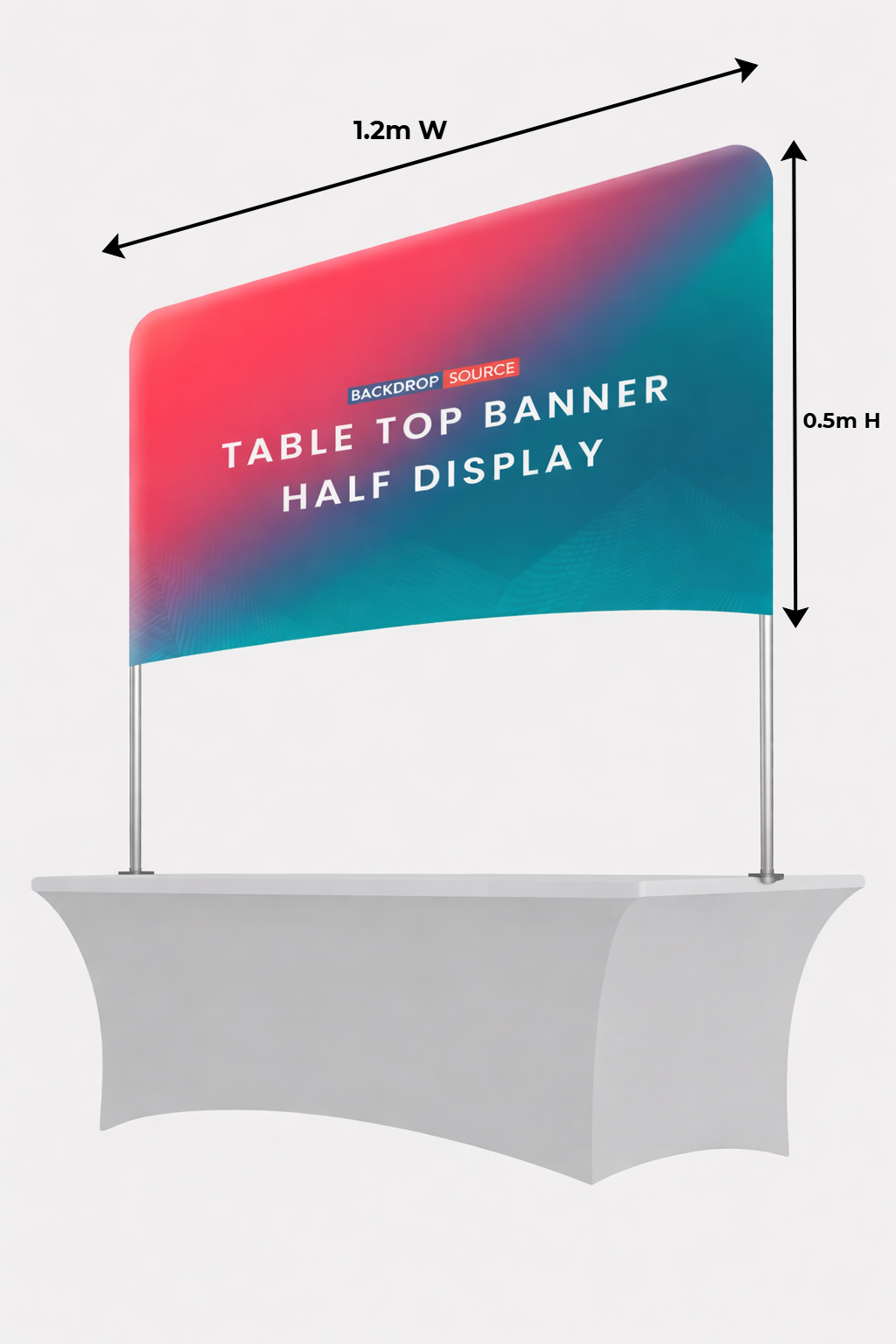 Portable Table Top Banner Display – Backdropsource India