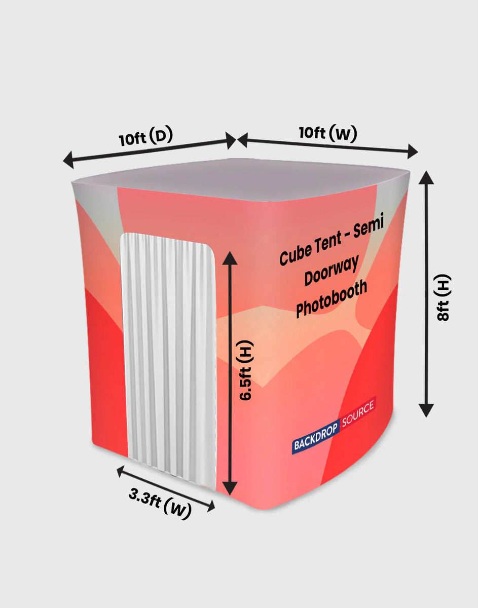 Cube Tent- Semi Doorway Photobooth With Stand For Exhibition ...