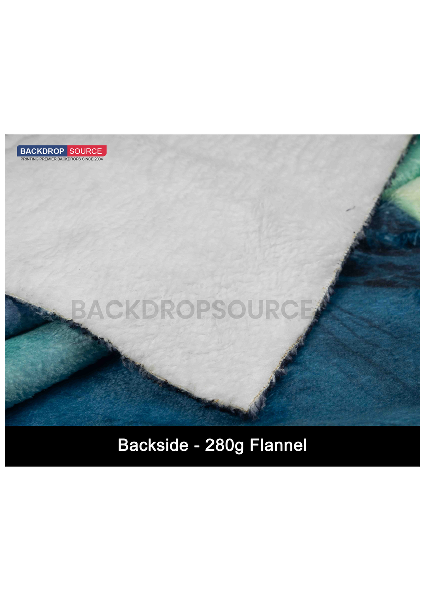 Flannel Polyester Fabric Printing -280G – Backdropsource India