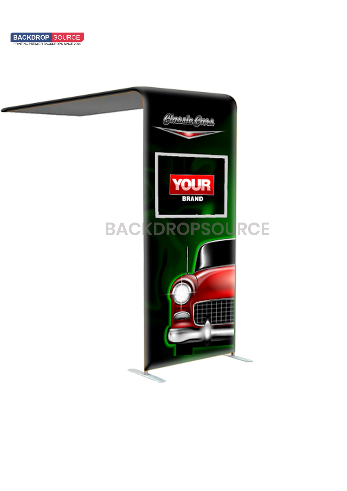 L-Shaped Arch Tube Fabric Display – Backdropsource India