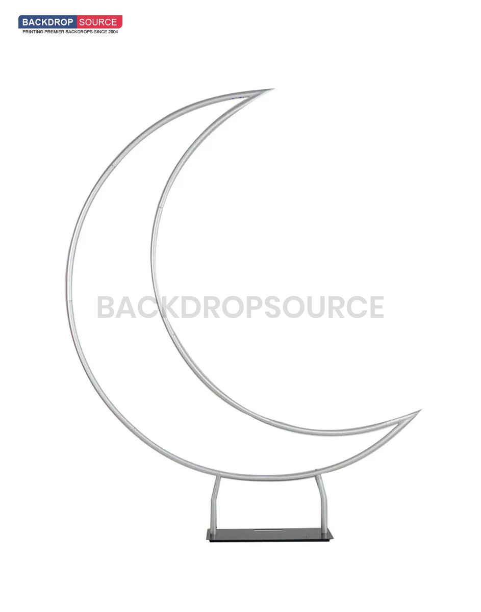 Moon Stand Backdrop: Custom Heart Shaped Backdrop – Backdropsource India