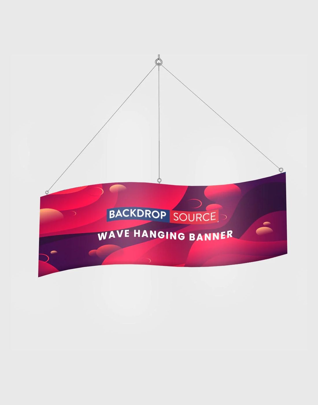 Sky Tube Wave Hanging Banner – Backdropsource India