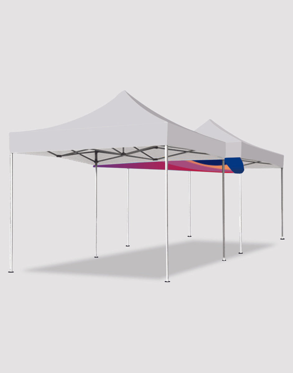 Custom Printed Canopy Tent Rain Gutter – Backdropsource India