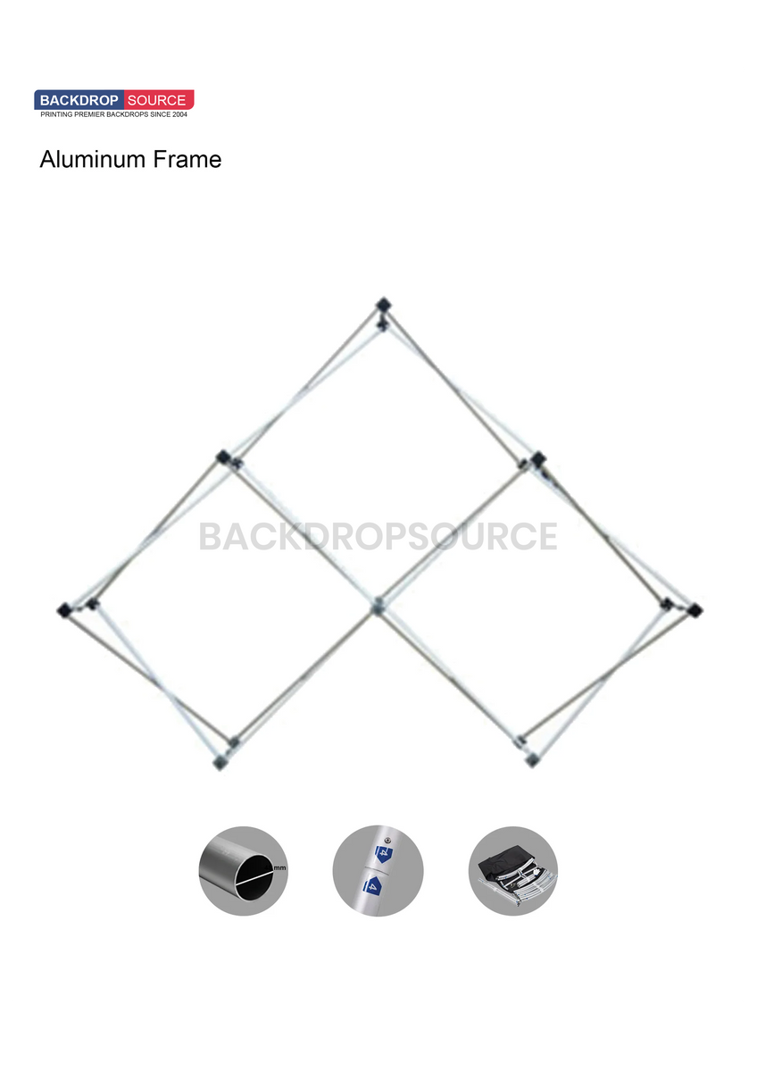 Triangular Small Pop-Up GeoMetrix Grid Display | Trade Show Stand India ...