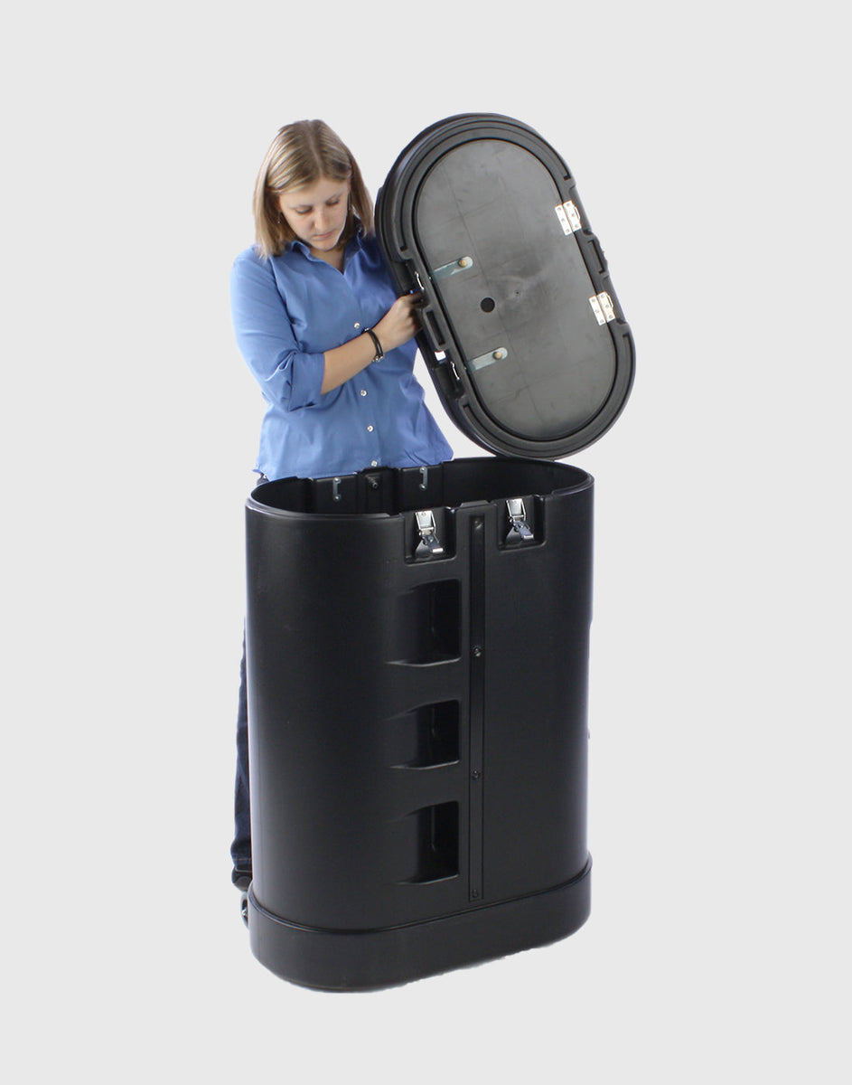 Oval Hard Carry Case – Fits 6m Display Kits Securely – Backdropsource India