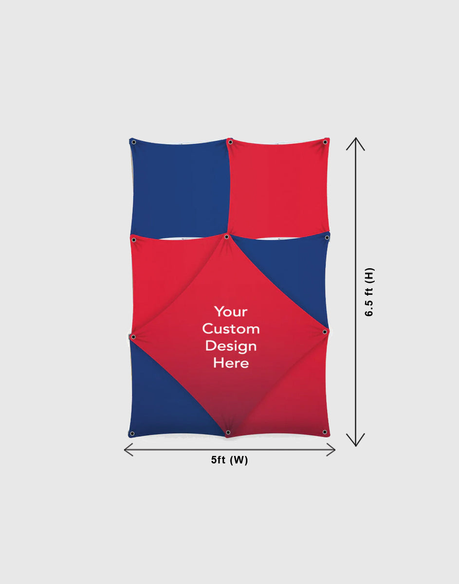 2x3 Geometrix Grid Pop Up Display for Exhibitions – Backdropsource India