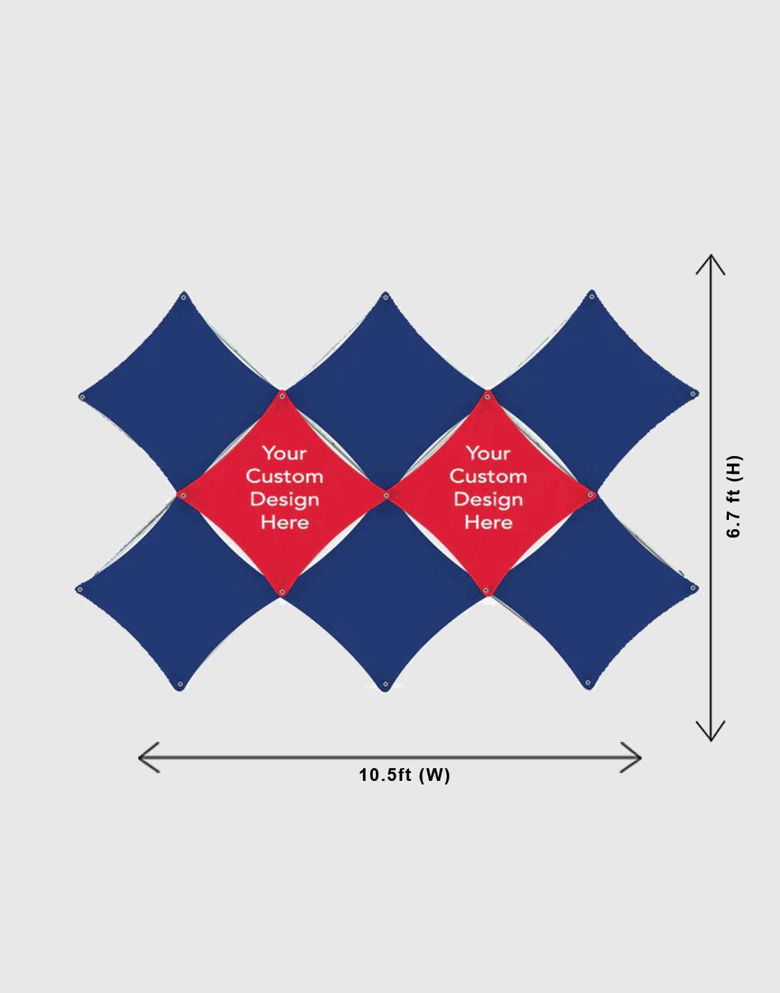 Double X Pop up Geometrix Grid Display for Exhibitions – Backdropsource ...