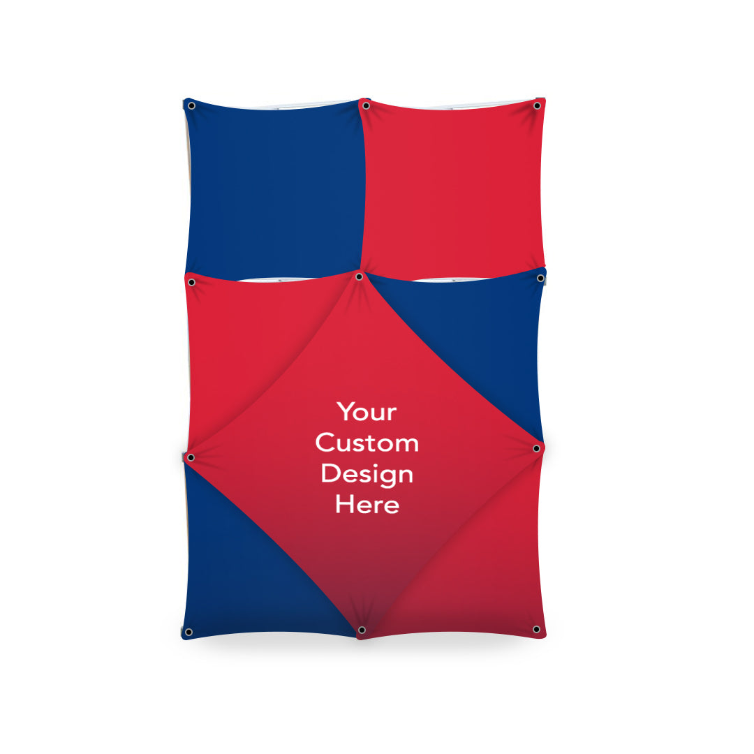 2x3 Geometrix Grid Pop Up Display for Exhibitions – Backdropsource India